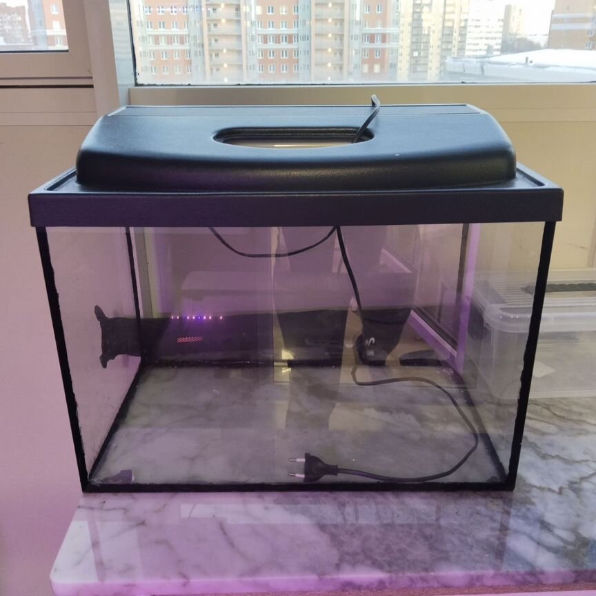 Аквариум с лампой 50 литров