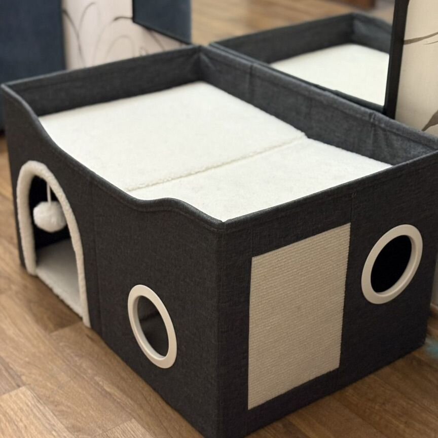 Лежанка-домик для кота новая