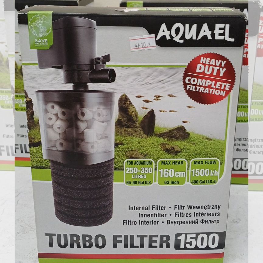 Фильтр Aquael внутренний Турбо 1500 Новый