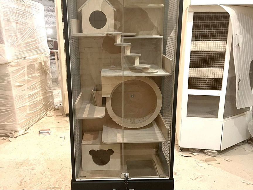 Клетка для грызунов шиншилл белки Витрина Р10