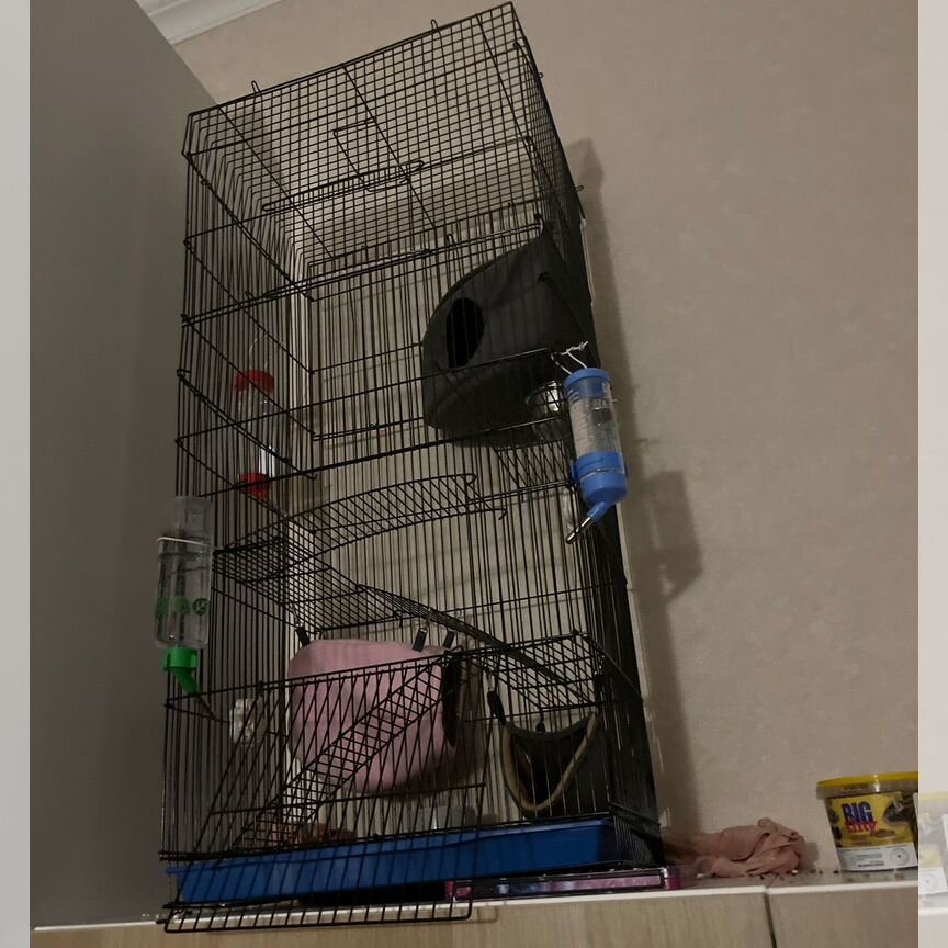 Клетка для грызунов высокая