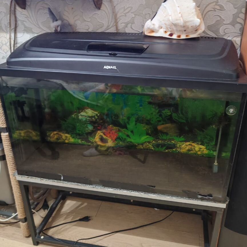 Аквариум с подставкой и подсветкой