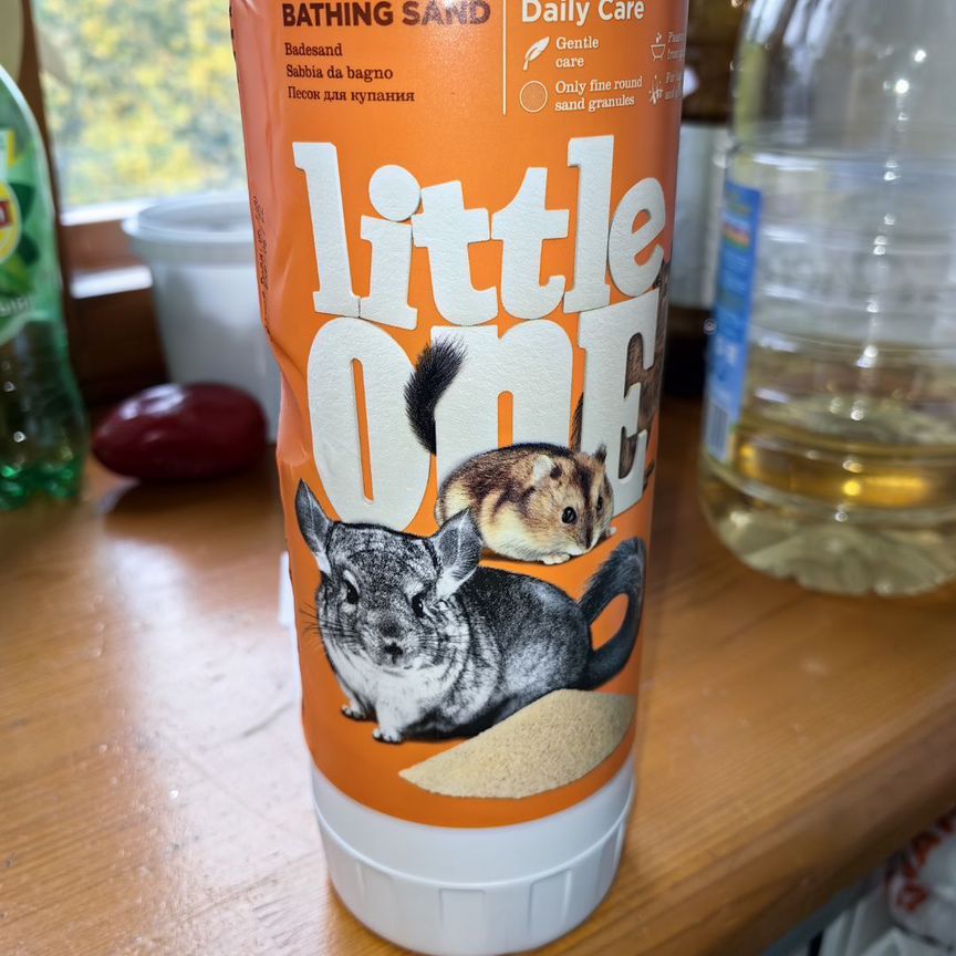 Песок для купания хомяков, шиншил
