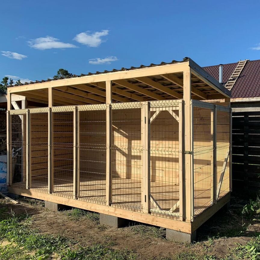 Вольер для собак уличный на заказ