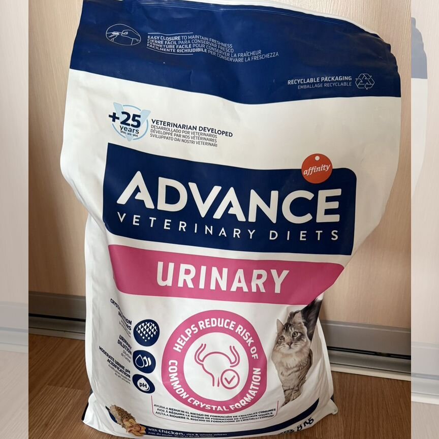Корм для кошек advance urinary