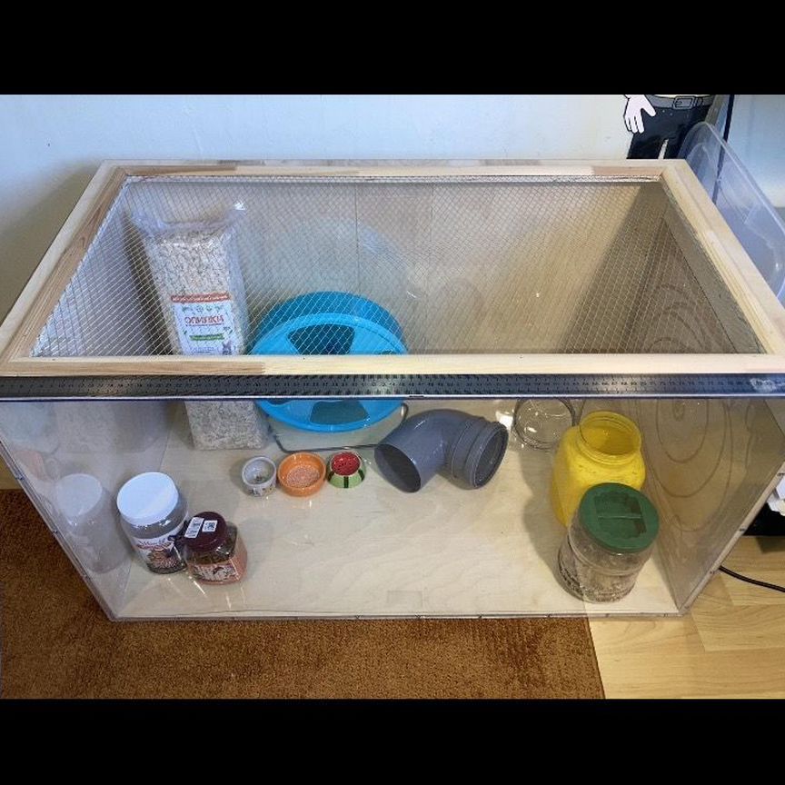 Витрина для хомяка бу 90х50х50 см