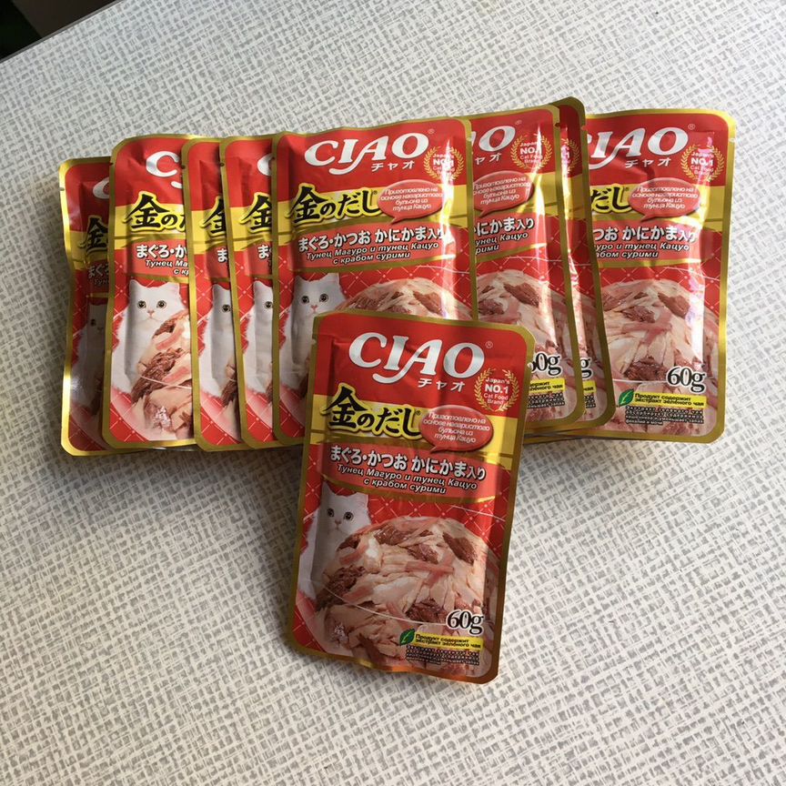 Ciao паучи корм япония для кошек