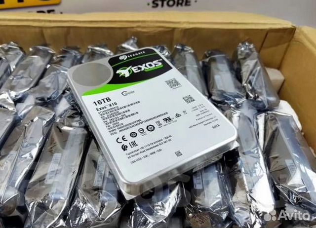 Жесткий диск Seagate exos 16tb x18 st16000nm000j купить в Москве ...