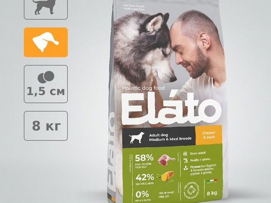 Корм для собак Elato