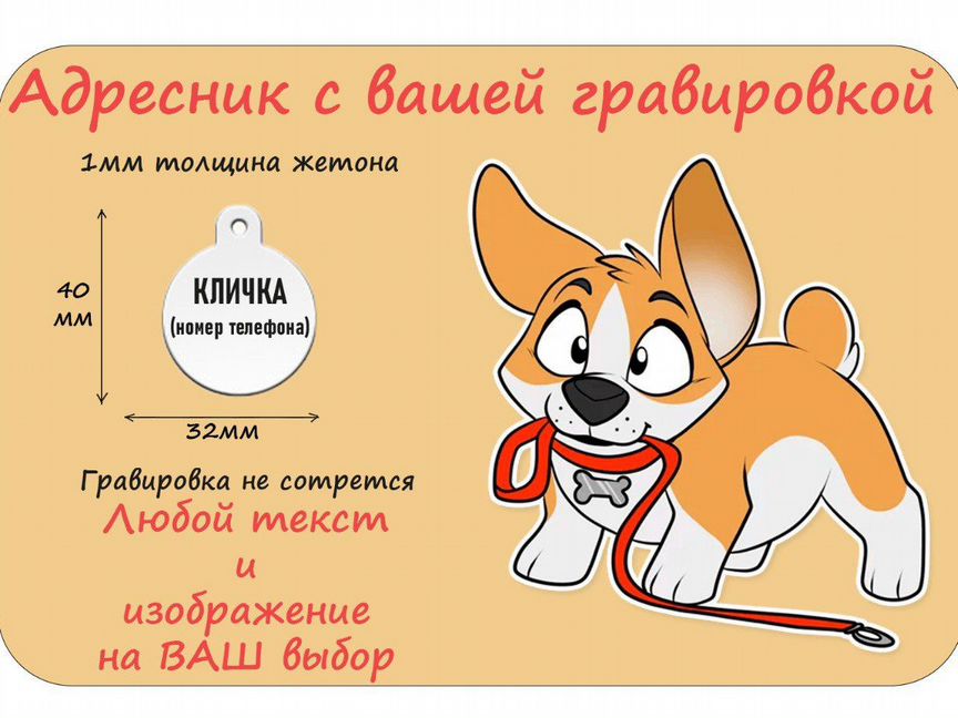 Адресник для животных