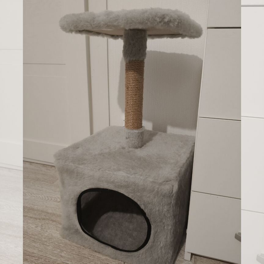 Домик для кошки с когтеточкой