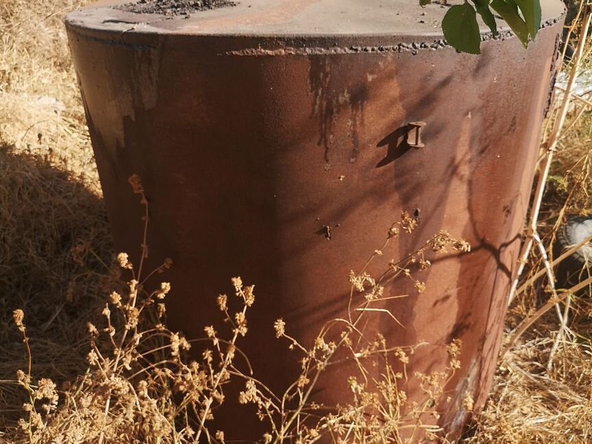 Бочка металлическая б. У