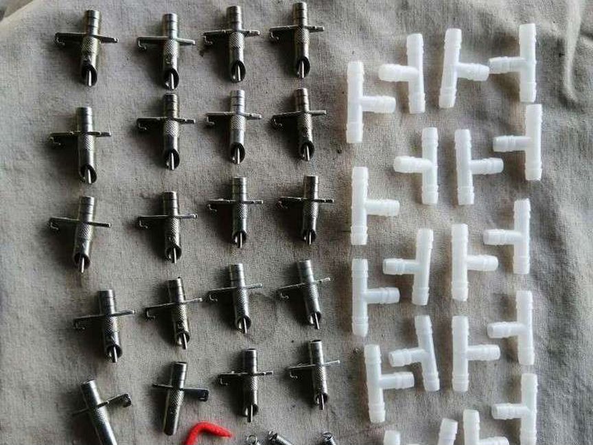 Комплект ниппельных поилок для кроликов