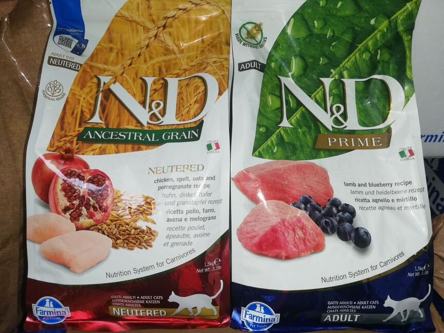 Сухой корм для кошек Farmina ND 1,5кг лечебка