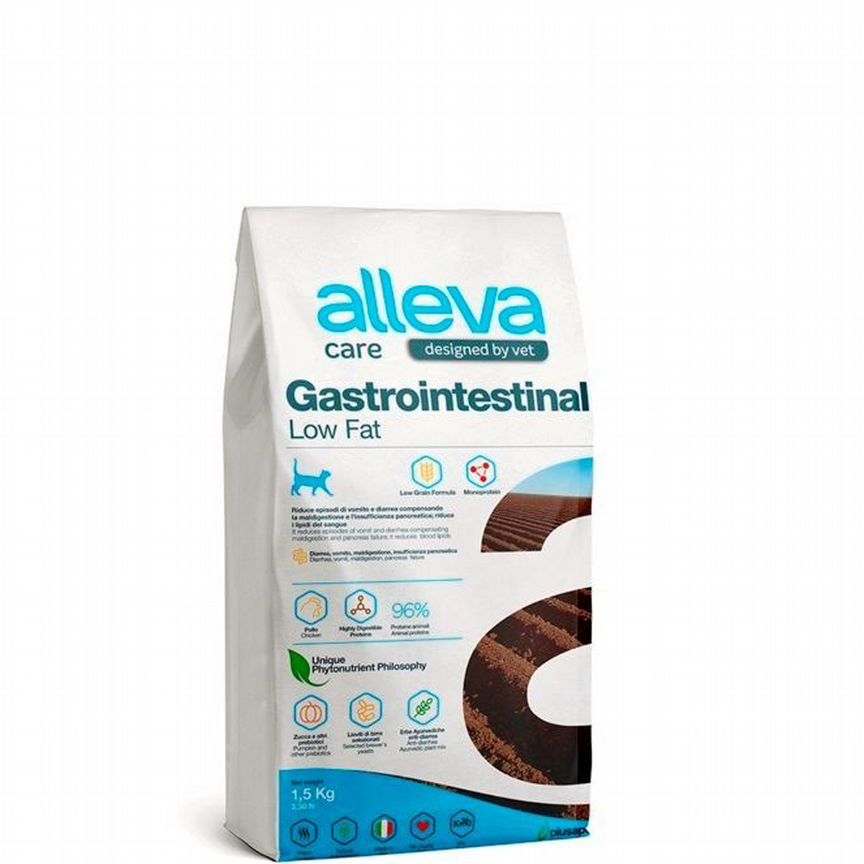 Сухой корм для кошек 1,5кг Alleva