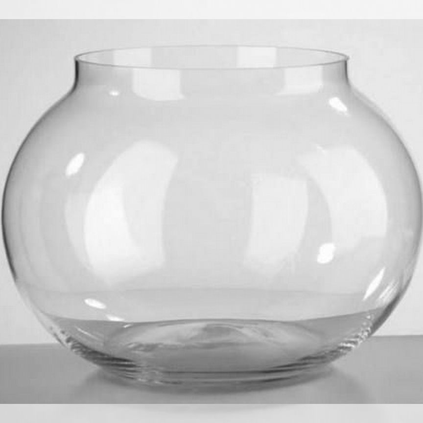 Аквариум круглый 10л (плоское дно, 4мм) Неман