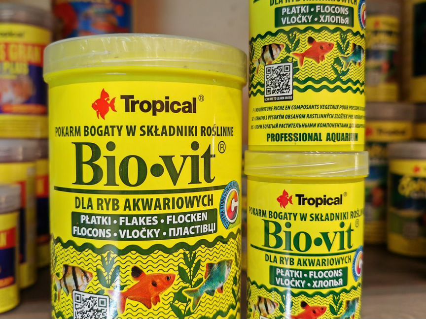 Корм для рыб Tropical Bio-vit