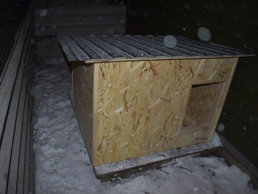 Будка для собаки утепленная