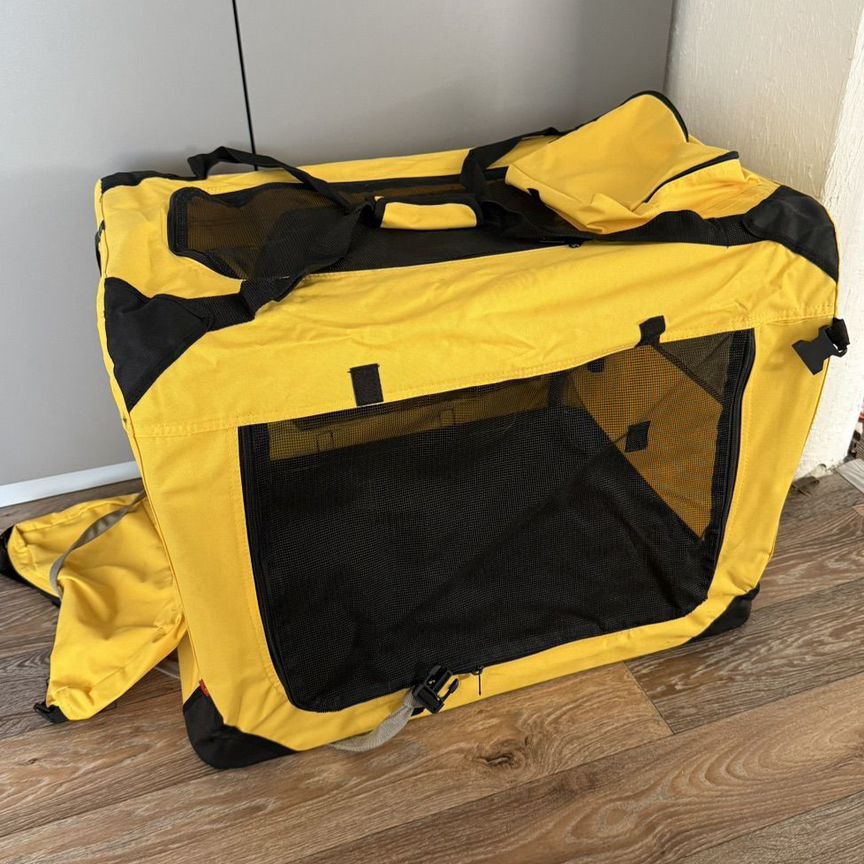 Сумка переноска для собак с каркасом Gigwi