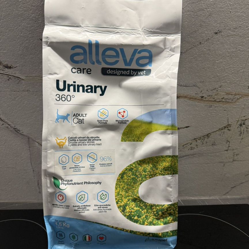 Корм для кошек alleva urinary