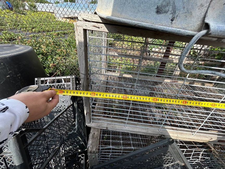 Клетка для кролика металлическая