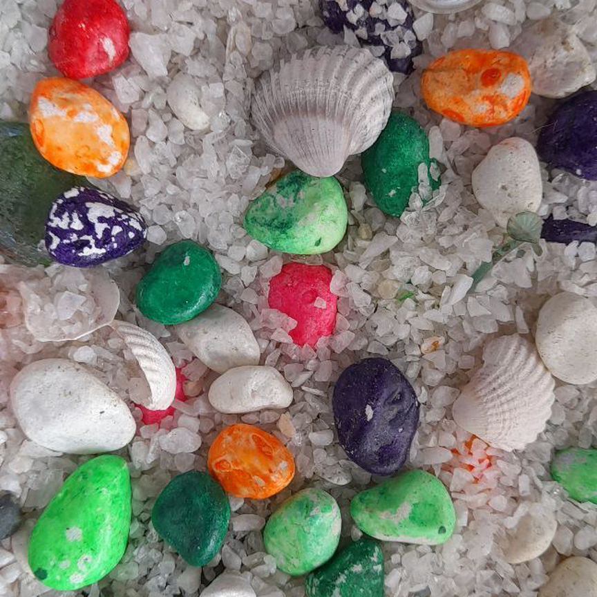 Грунт для аквариума разноцветный