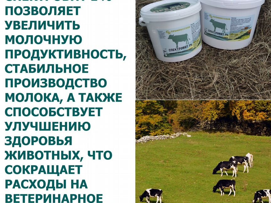 Премикс для дойных коров 1% 25 кг