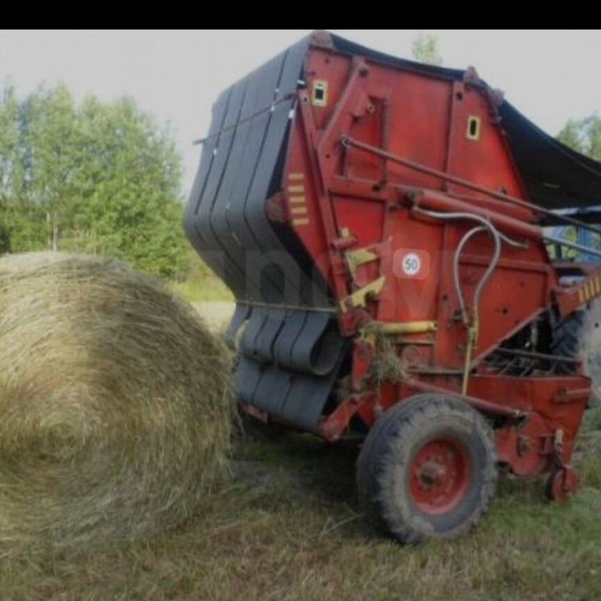 Сено с подременного пресса