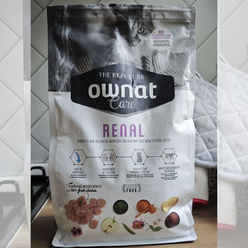 Сухой корм для кошек Ownat renal