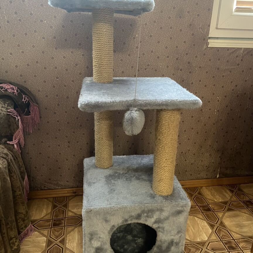 Когтеточка с домиком бу