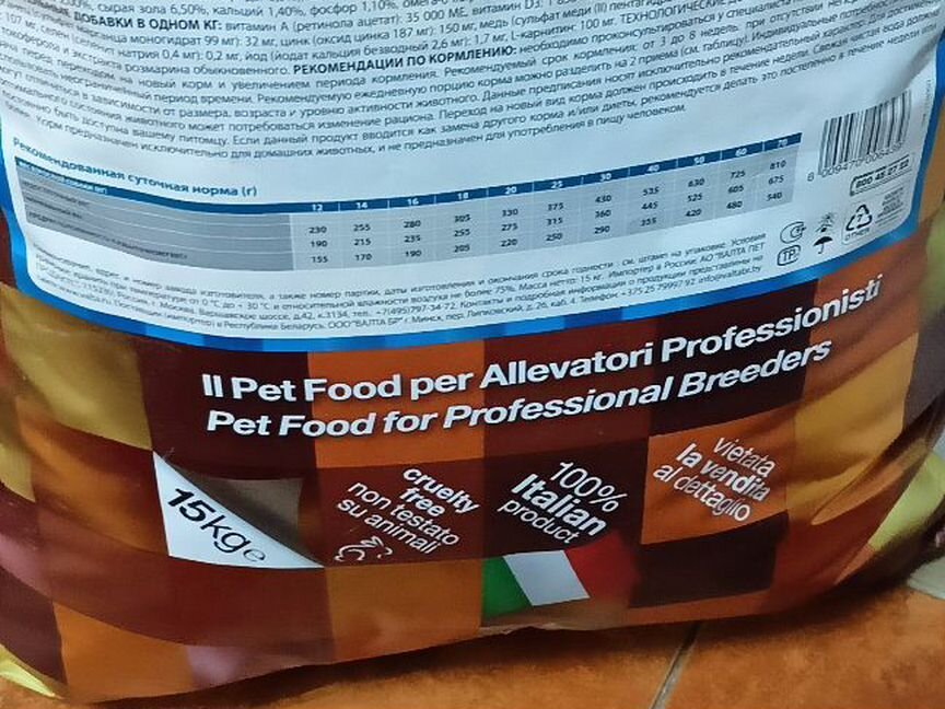 Корм для собак монж