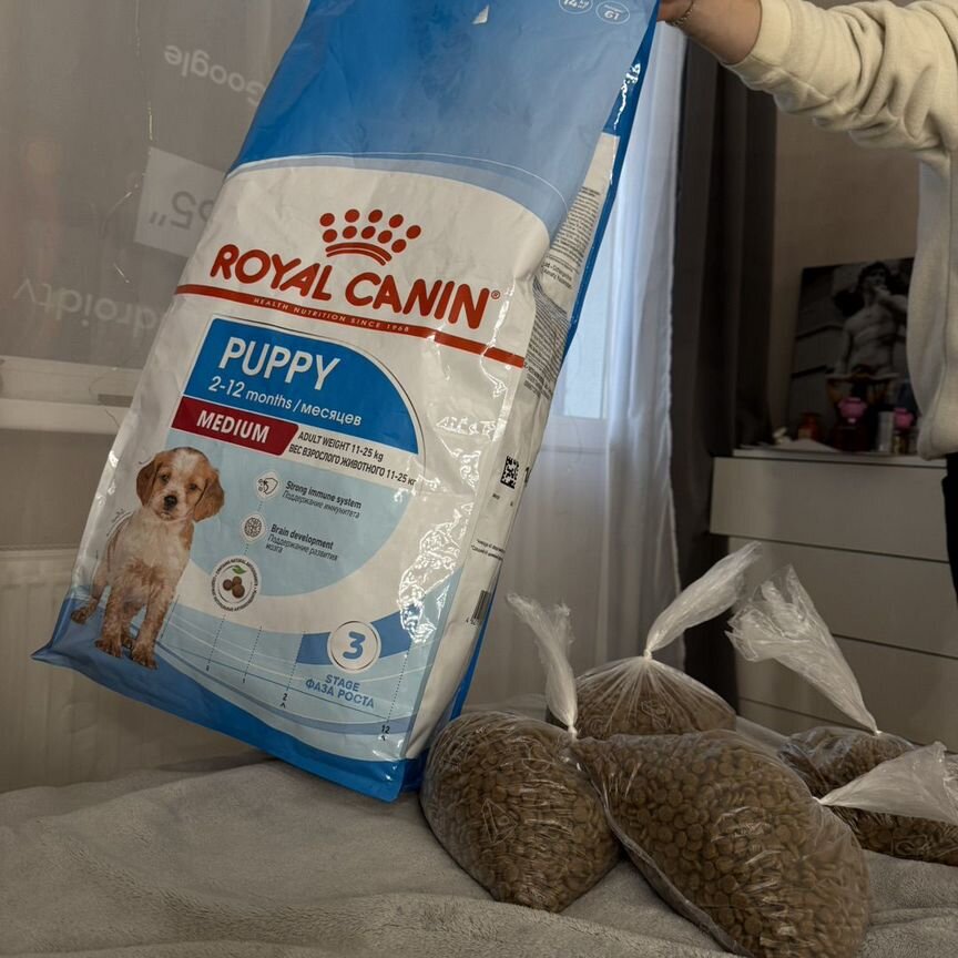 Корм для щенков royal canin puppy medium