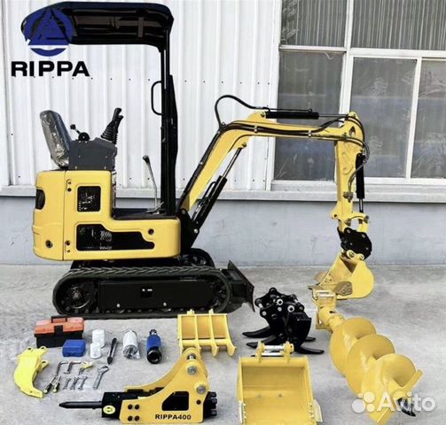 Мини-экскаватор Rippa R319, 2024 купить в Домодедово | Транспорт | Авито