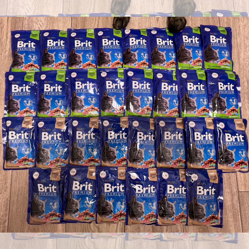 Влажный корм для кошек Brit Premium