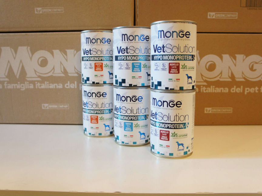 Корм собачий Monge Monoprotein, 400г, 12 банок