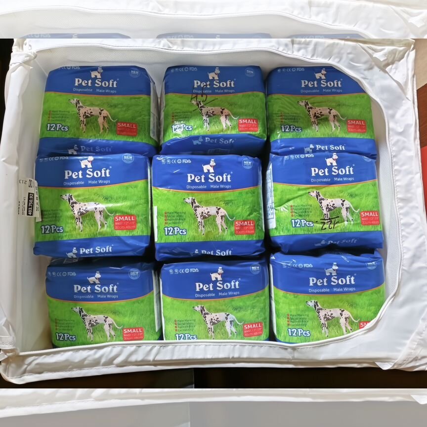 Pet Soft повязки для кобелей, подгузник для собак