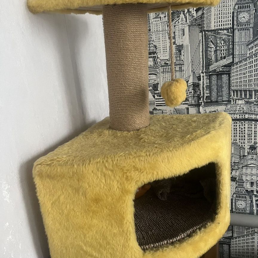 Когтеточка, домик для кошки