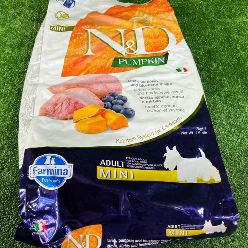 Корм для собак Farmina Pumpkin Adult Mini 7 kg