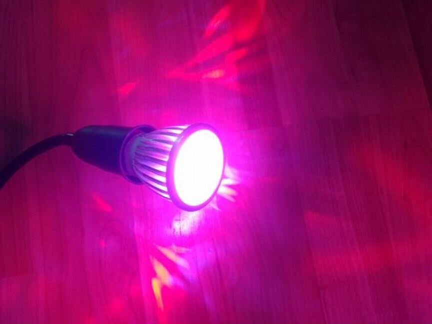 Фито led-лампа 10Вт для водорослевого фильтра