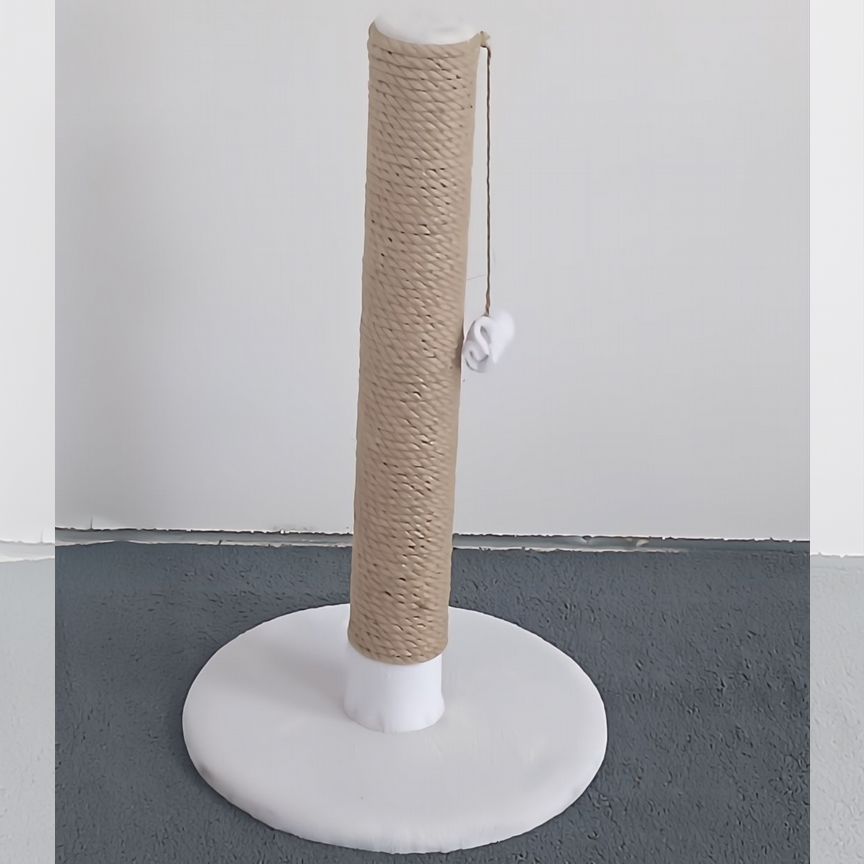 Когтеточка белый мех 60 см