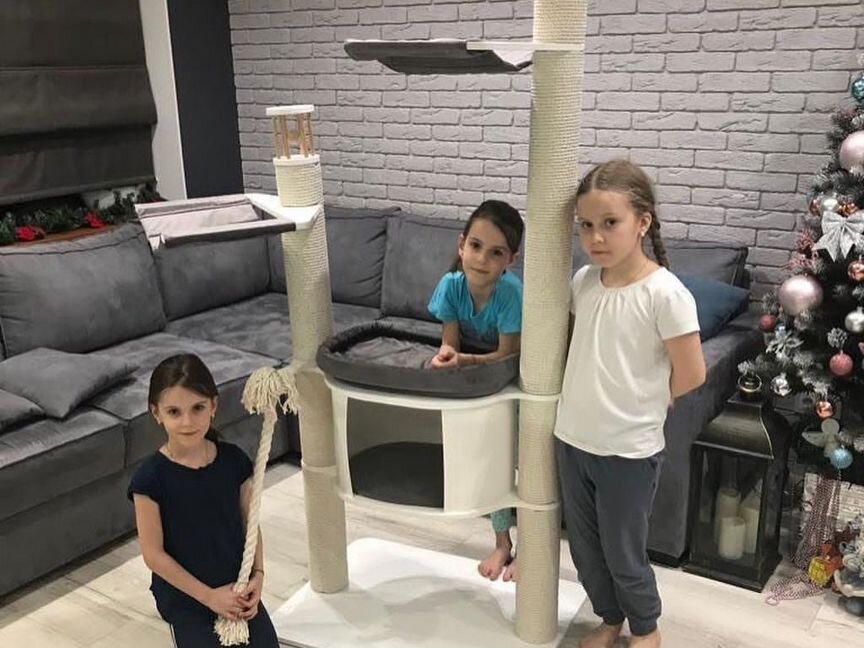 Когтеточка домик для кошки