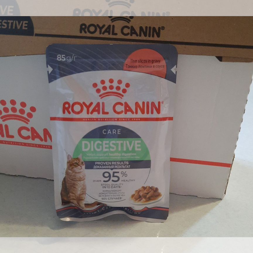 Влажный корм для кошек royal canin digestive care