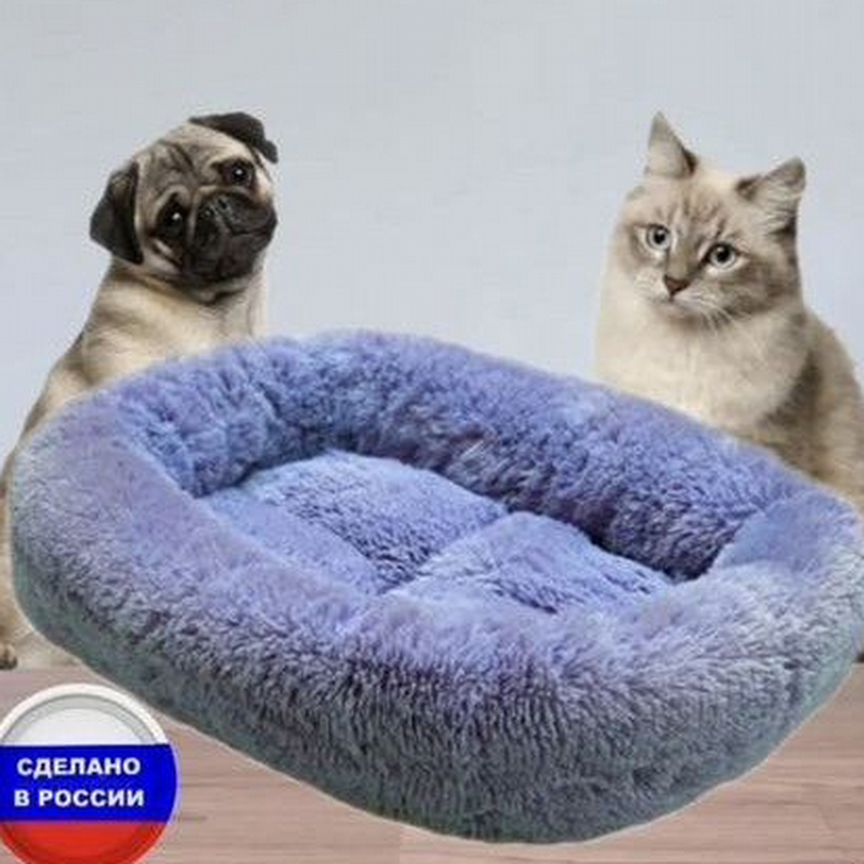 Лежанка для кошек пушистая