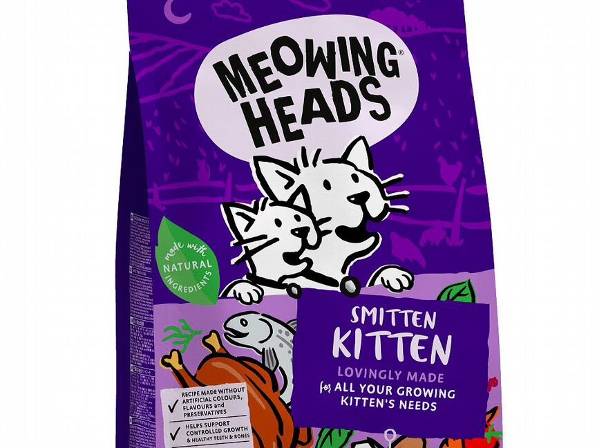 Корм Barking Heads для котят, с курицей и рисом "В