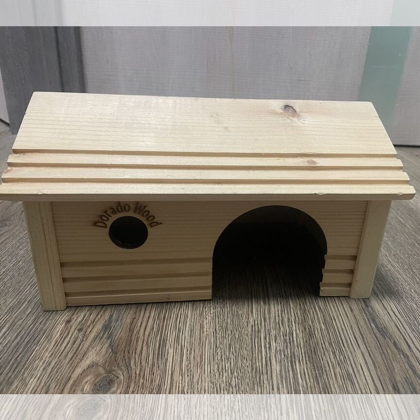 Домик для хомяка деревянный