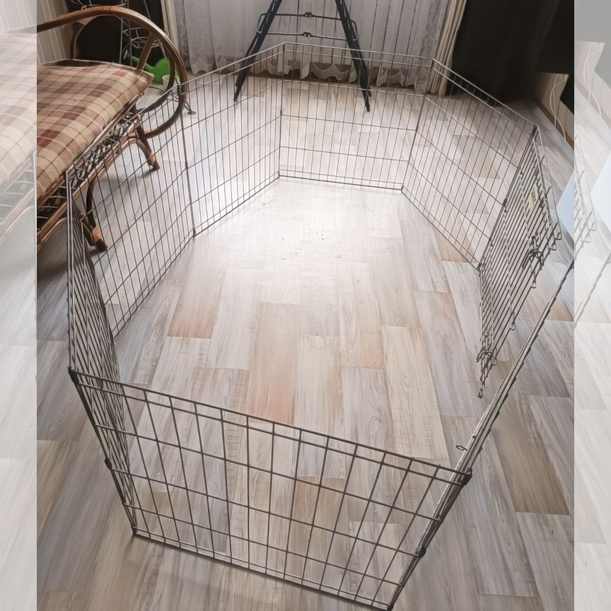 Вольер просторный для котят и щенков