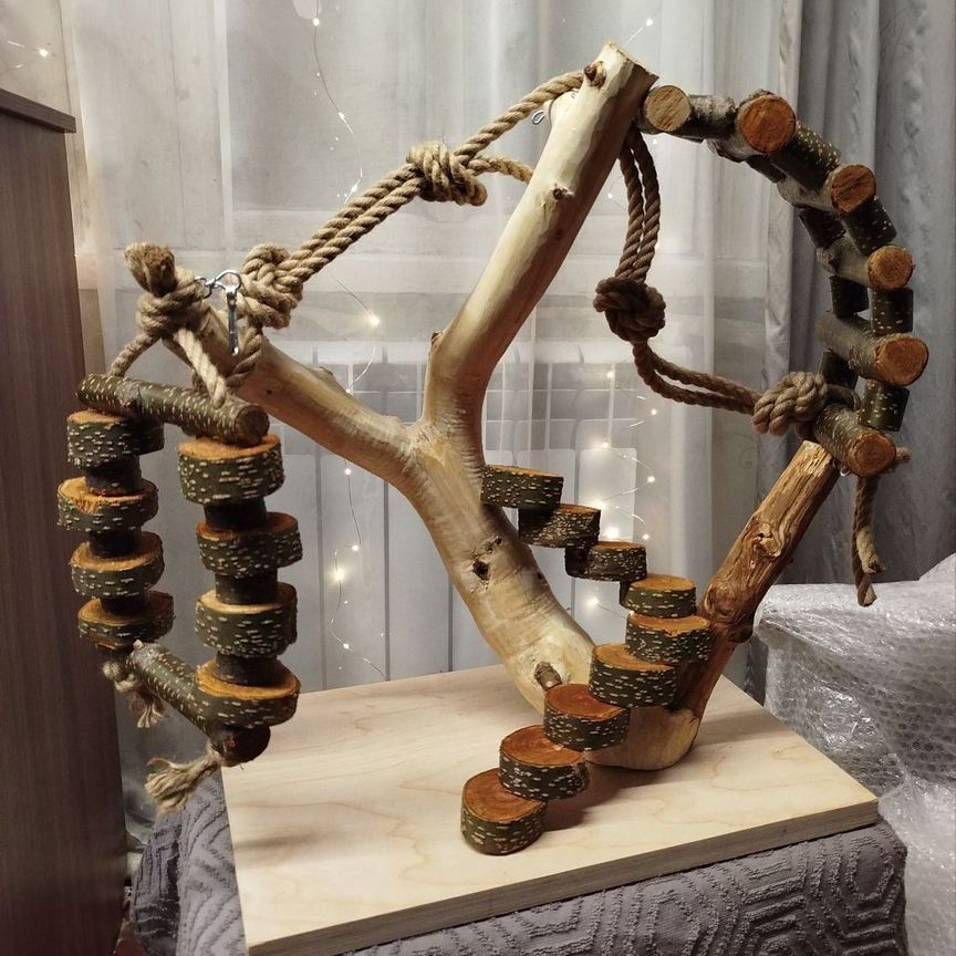 Стенд ветка для попугая