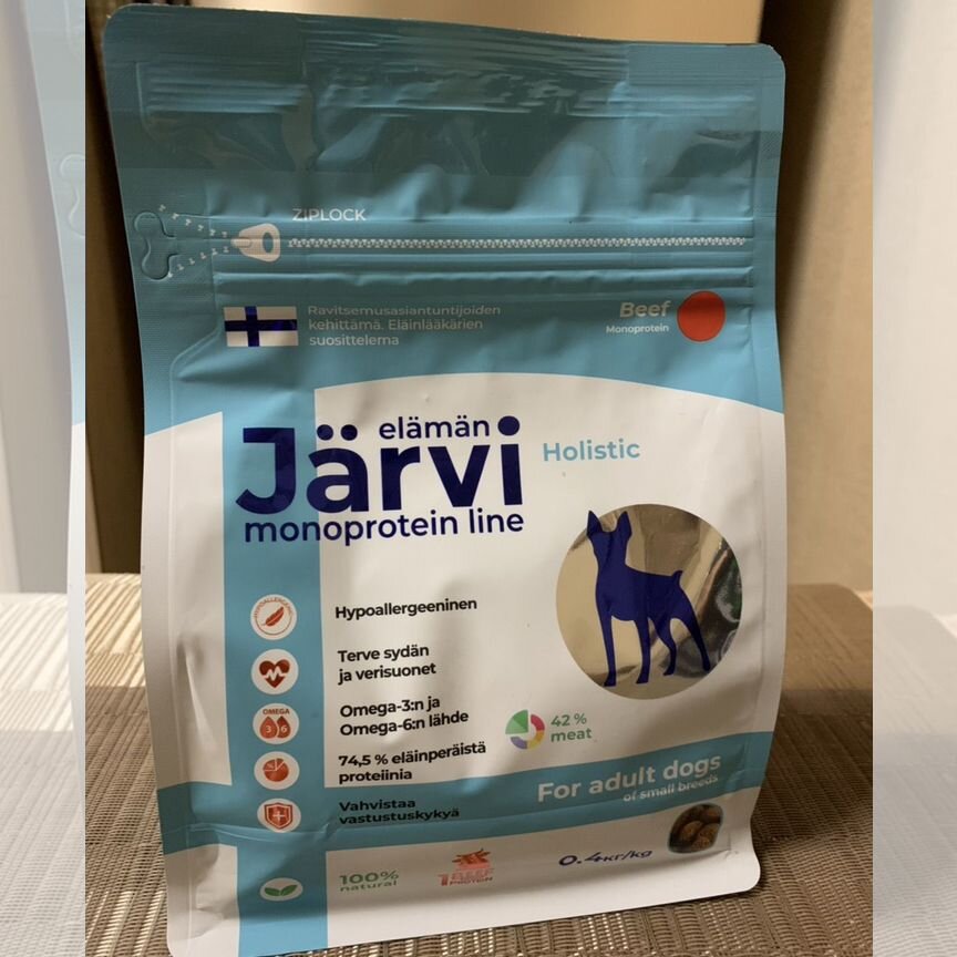 Корм для собак Jarvi holistic monoprotein