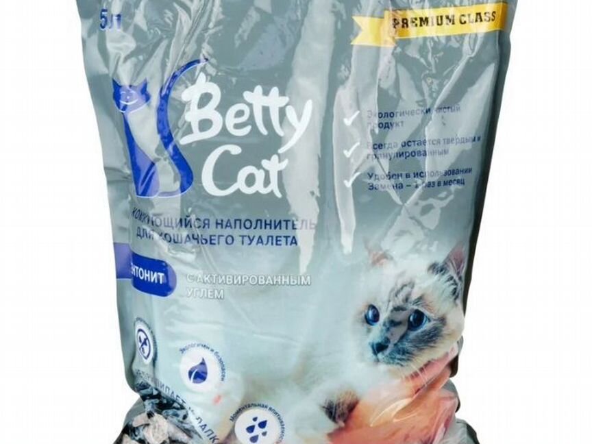 Наполнитель Betty Cat комкующийся