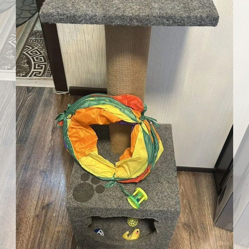 Когтеточка домик для кошки